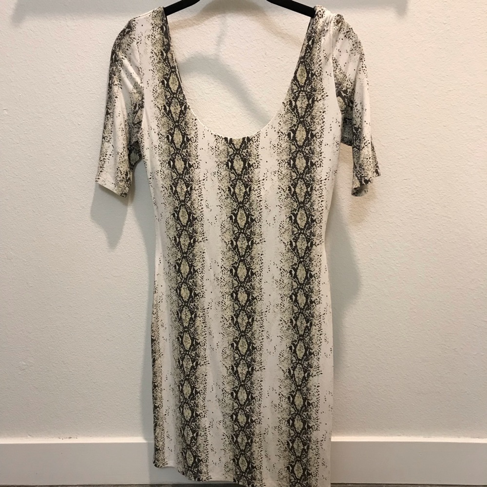 Bebe Snake Skin Dress - Gem